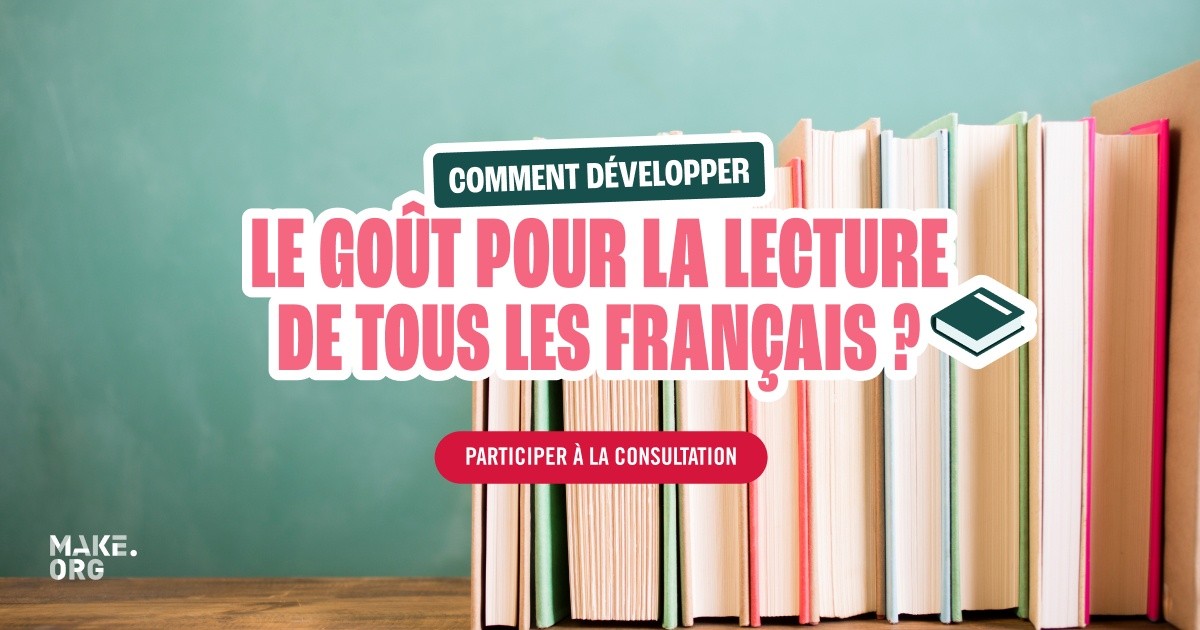 Results of the consultation 'Comment développer le goût pour la lecture ...