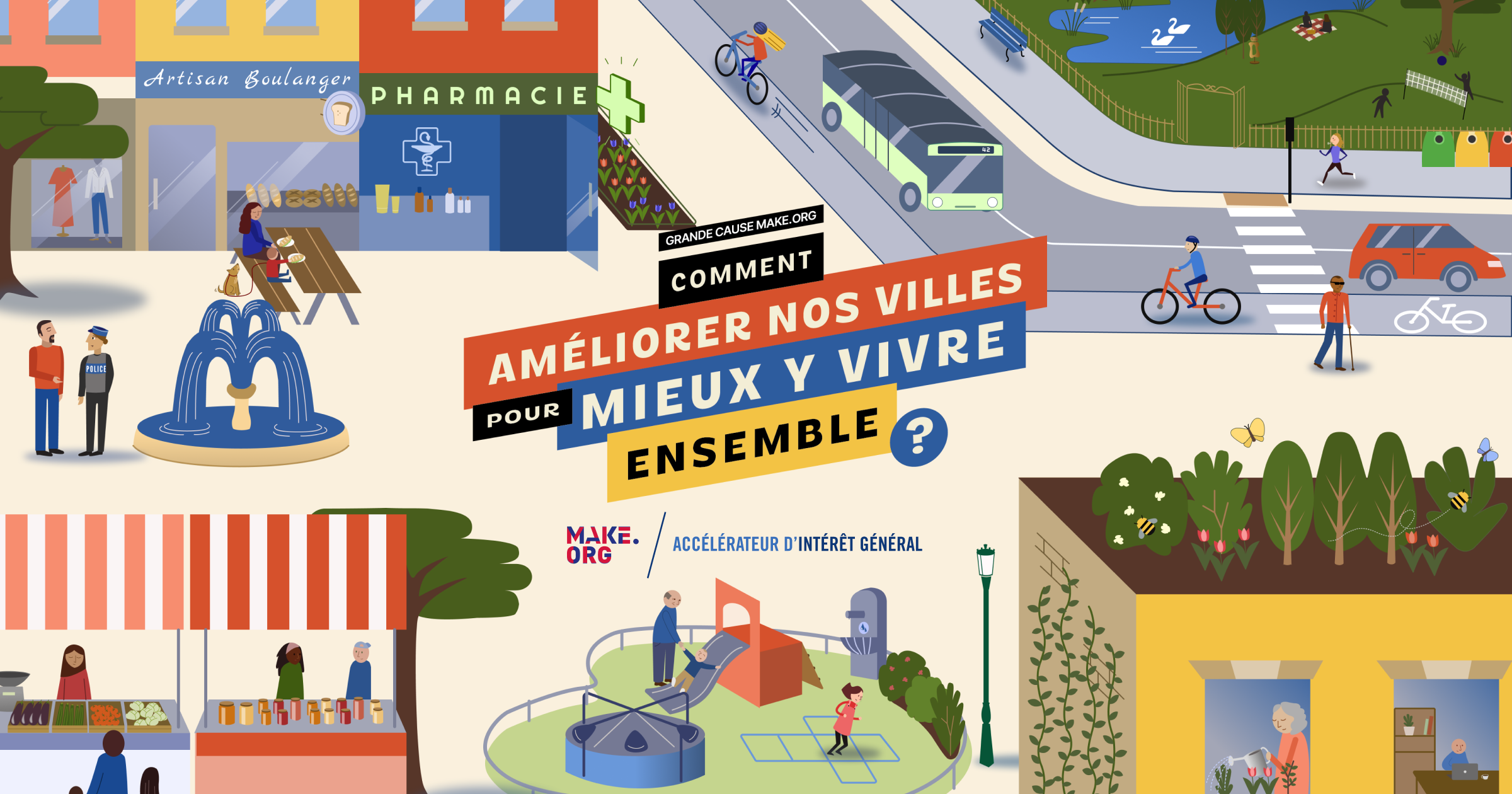 Konsultateerimise 'Comment améliorer nos villes pour mieux y vivre ...